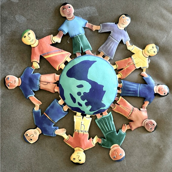 Hand Crafted | Art | Hand Crafted Painted Handmade People Around The ...